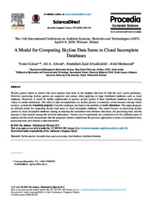 A model for computing skyline data items in cloud incomplete databases - IIUM Repository (IRep)